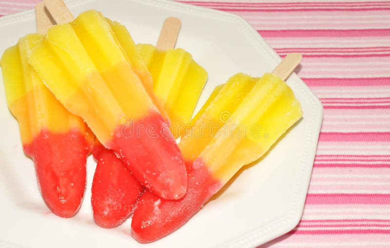 Rocket Shaped Frozen Lollipops Stock Photo - Image of stick, wood: 32879944