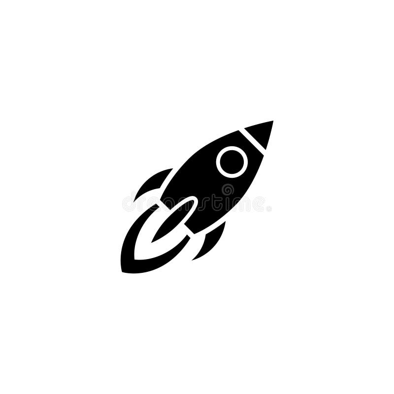 Rocket Ship Icon Vector Logo Design Template Stock Vector ...