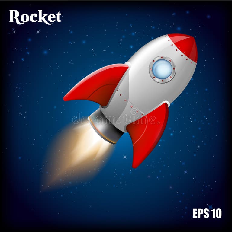 Rocket Ship Moon Stock Illustrations – 22,218 Rocket Ship Moon Stock ...