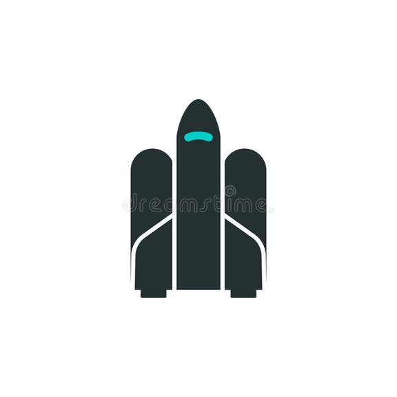 Rocket with Shuttle Icon. Element of Web Icon with One Color for Mobile ...
