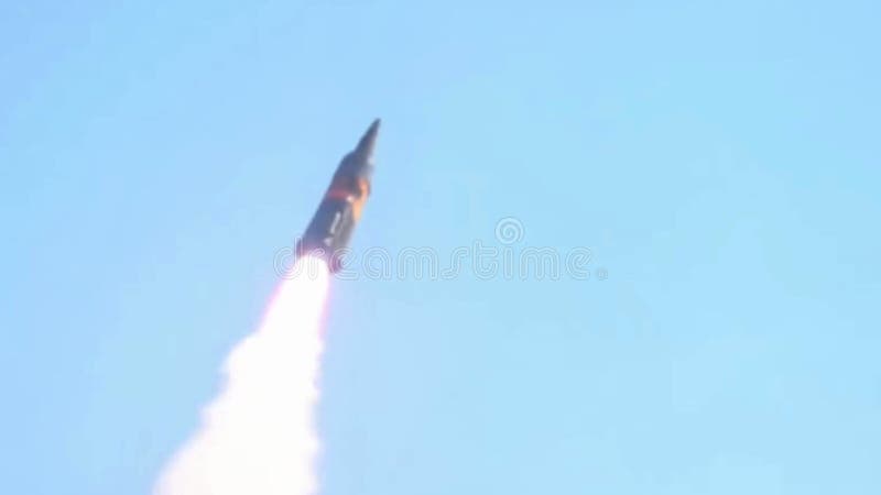 Rocket Soaring High into the Sky.AI Generated Stock Footage - Video of ...