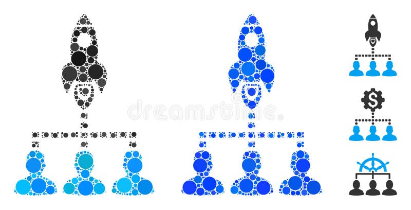 Collage Rocket Space Community Icon Stock Illustrations – 5 Collage ...