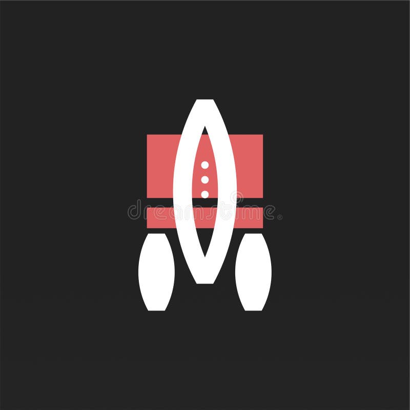 Rocket Space Craft Logo Design Concept Template Stock Vector ...