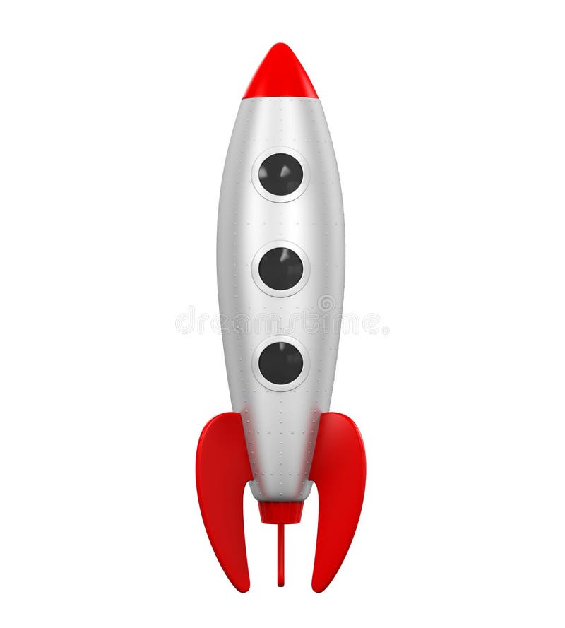 Rocket Space Ship stock illustration. Illustration of silver - 81065996