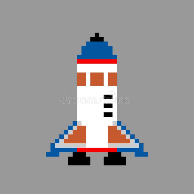 8 Bit Rocket Ship Stock Illustrations – 180 8 Bit Rocket Ship Stock Illustrations, Vectors ...