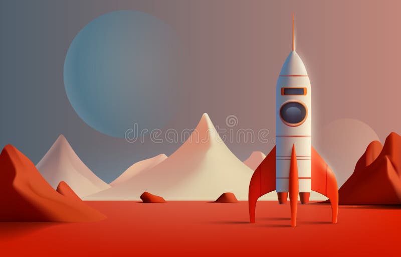 Rocket Space Startup, Creative Idea Cover, Landing Page Web Site ... Rocket Space Startup, Creative Idea Cover, Landing Page Web Site ...
