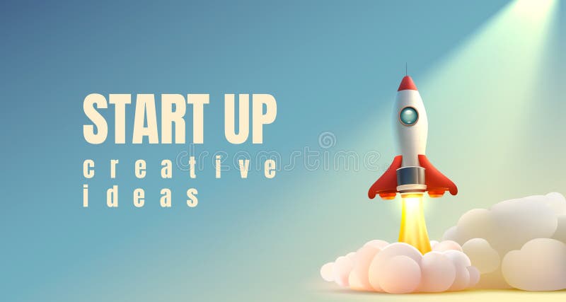 Rocket Space Startup, Creative Idea Cover, Landing Page Web Site ... Rocket Space Startup, Creative Idea Cover, Landing Page Web Site ...