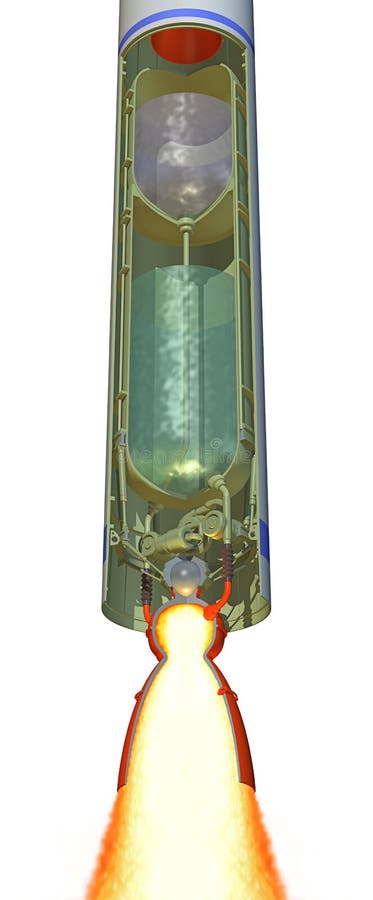 Three Stage Rocket Infographic Stock Vector - Illustration of option ...