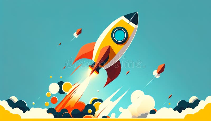 Rocket Start Up - the Rocket S Trajectory is Carefully Plotted ...