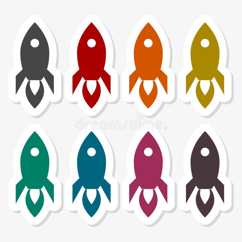 Launch Stickers Stock Illustrations – 110 Launch Stickers Stock ...