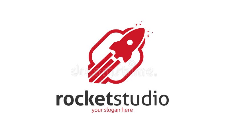 Rocket Studio Logo stock vector. Illustration of business - 93042415