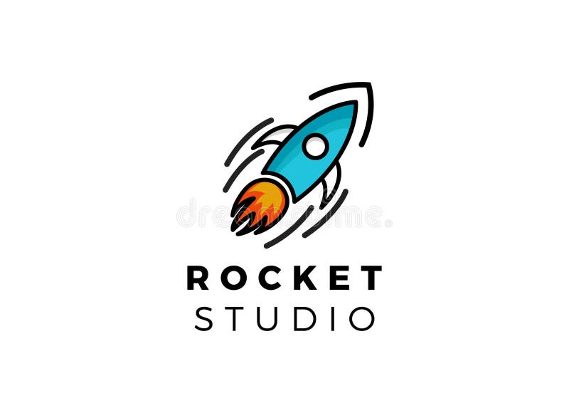 Rocket Studio Logo Stock Illustrations – 618 Rocket Studio Logo Stock ...