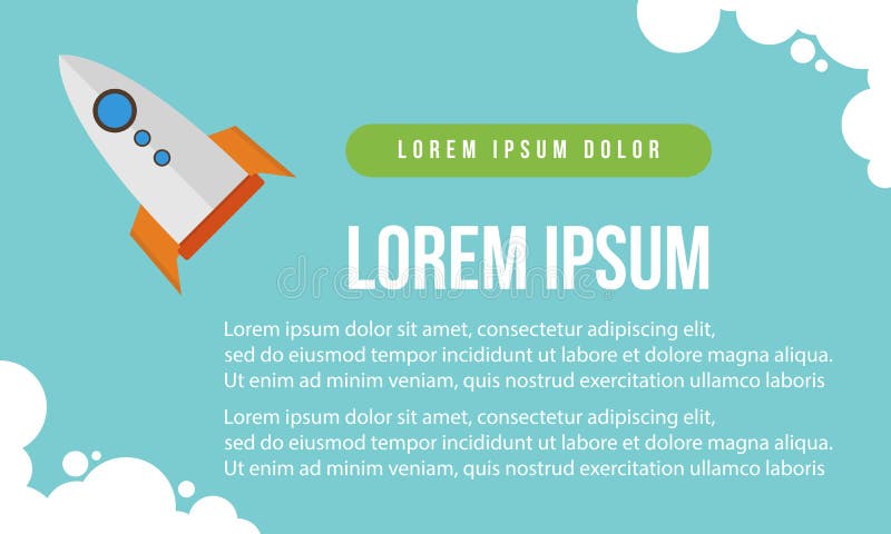 Rocket Style Collection Business Infographic Stock Vector ...