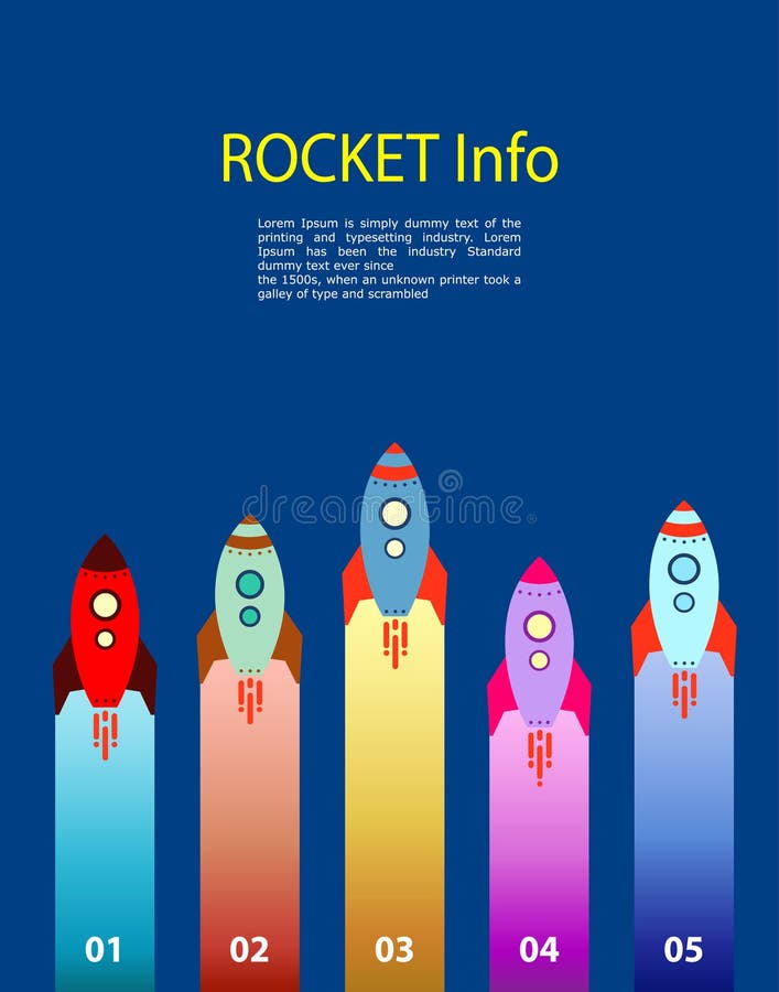 Rocket - Successful Startup, List of Points, Different Colors ...