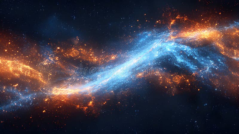 The Rocket Successfully Flew into the Starry Sky with Clouds of Smoke ...