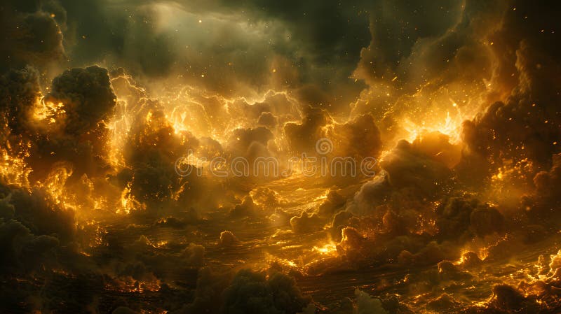 The Rocket Successfully Flew into the Starry Sky with Clouds of Smoke ...