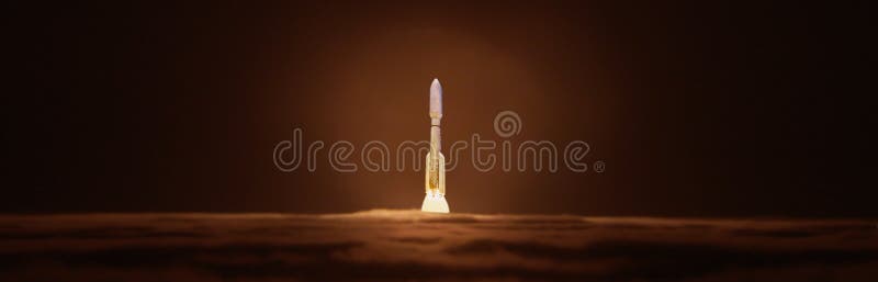 Rocket Takeoff Panorama Elements of this Image Furnished by NASA ...