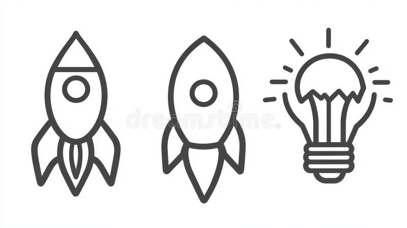 A Rocket Takes Off into the Sky, Signifying Progress and Innovation ...