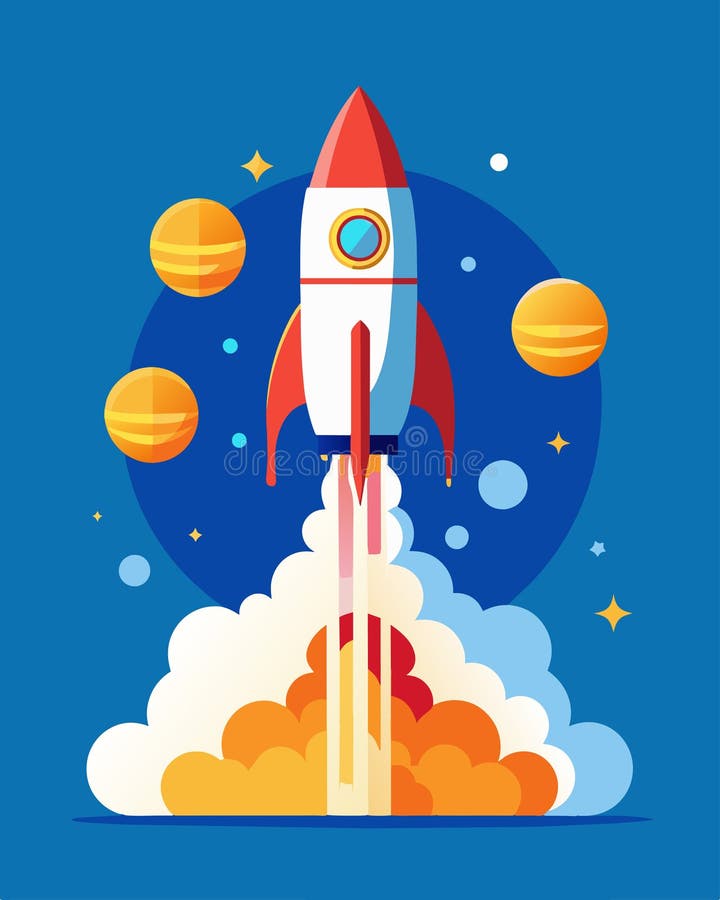 A Rocket Taking Off Representing the Relief and Sense of Progress that ...