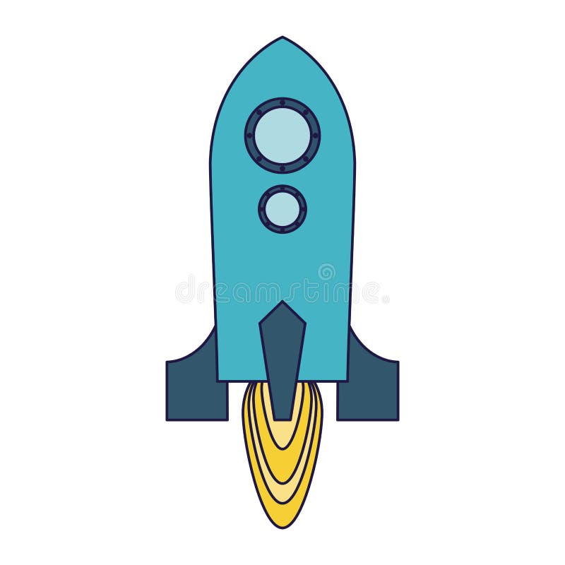 Rocket Ship Taking Off Stock Illustrations – 1,007 Rocket Ship Taking ...