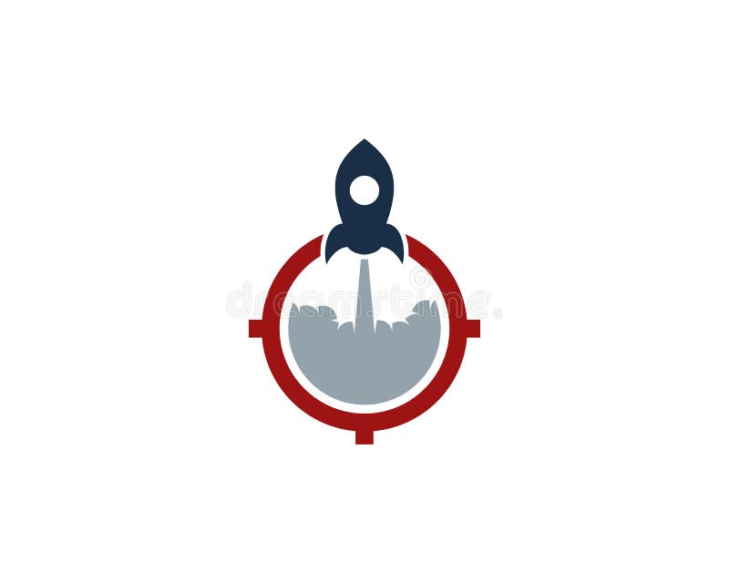 Elemento De Rocket Sun Icon Logo Design Ilustración del Vector ...