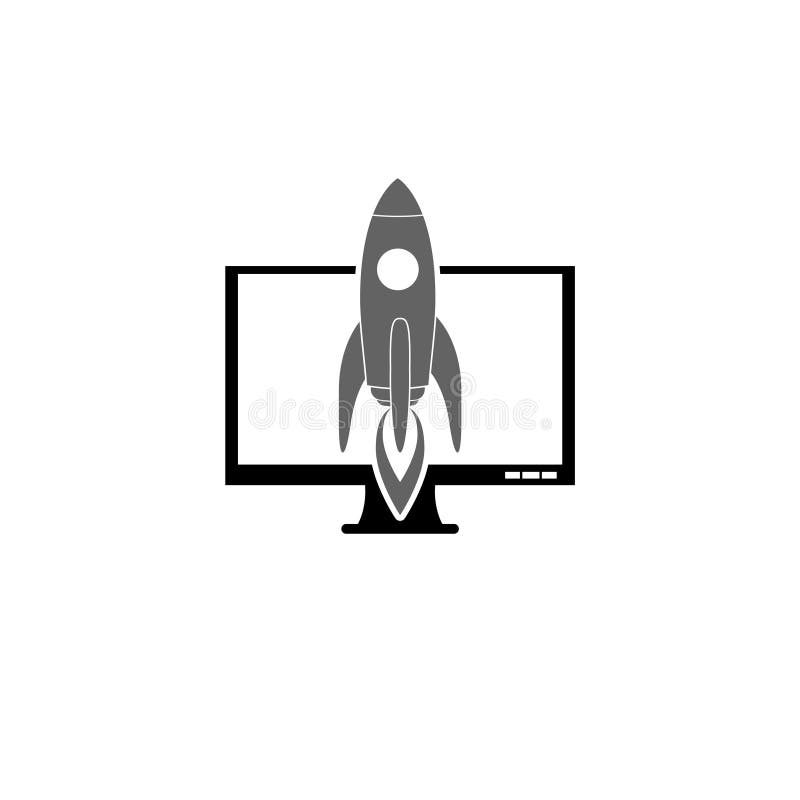 Rocket Tech Logo Symbol Vector Icon Illustration Graphic Design Stock ...