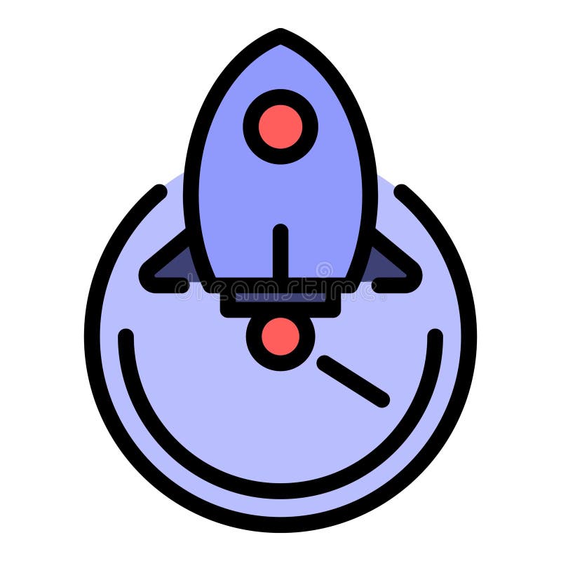 Fast Launch Rocket Icon Isometric Vector. Spaceship Idea Stock Vector ...