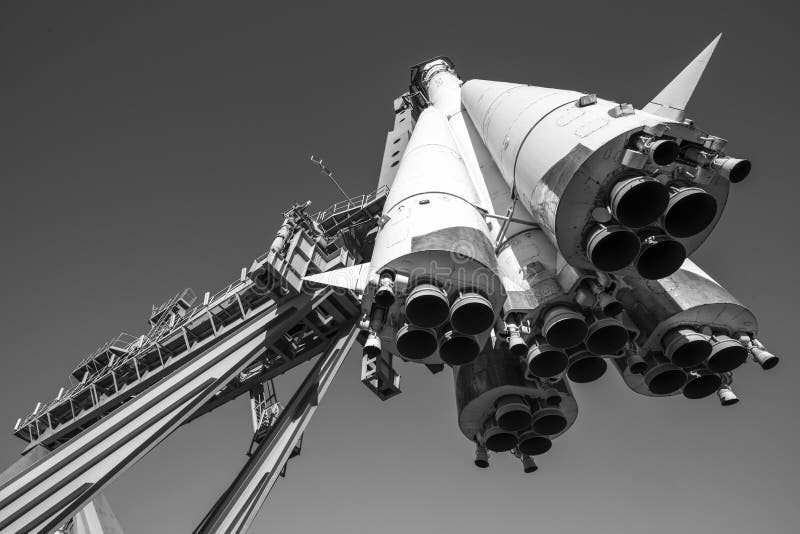 Rocket to the sky stock image. Image of reflections - 212709437