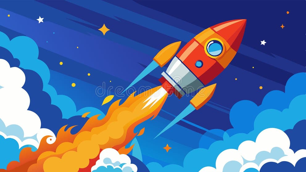 Rocket Trail Fire Smoke stock vector. Illustration of stripes - 342935840