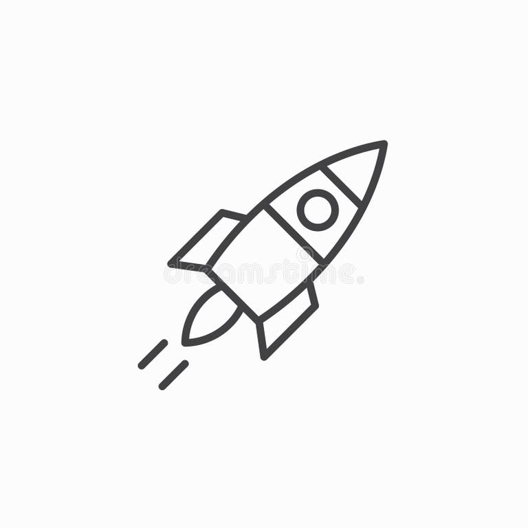 Rocket vector icon set stock vector. Illustration of business - 340399276