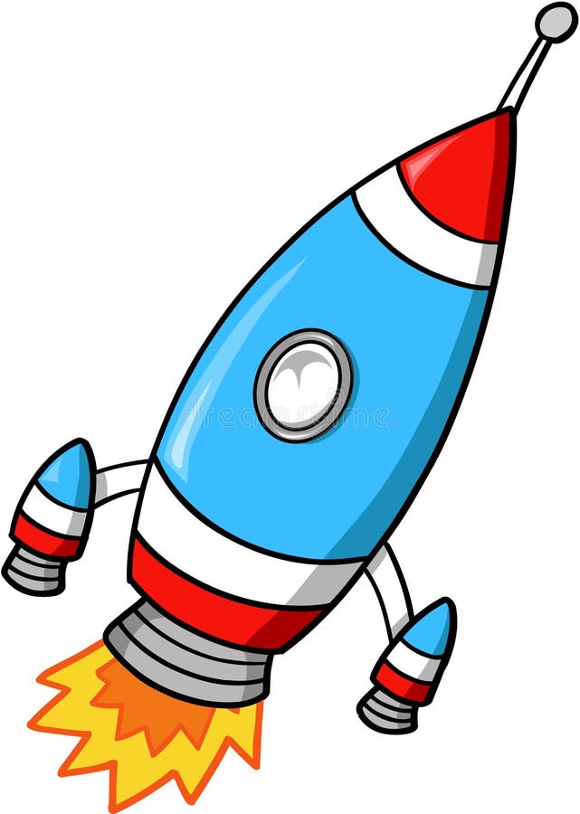 Rocket vector stock vector. Illustration of launch, vector - 22994434