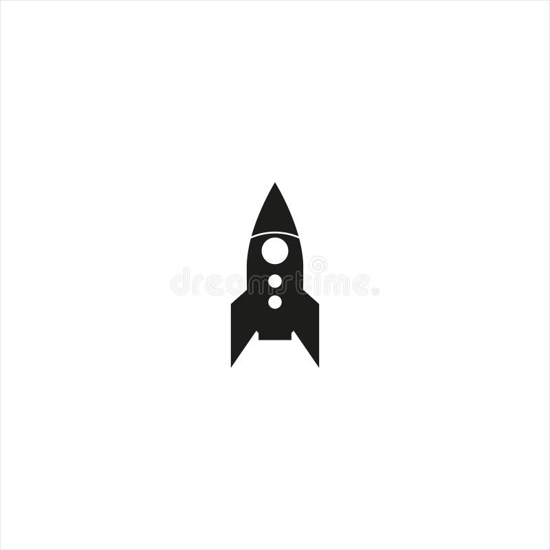 Rocket Vector Illustration for Icon, Symbol or Logo Stock Vector ...