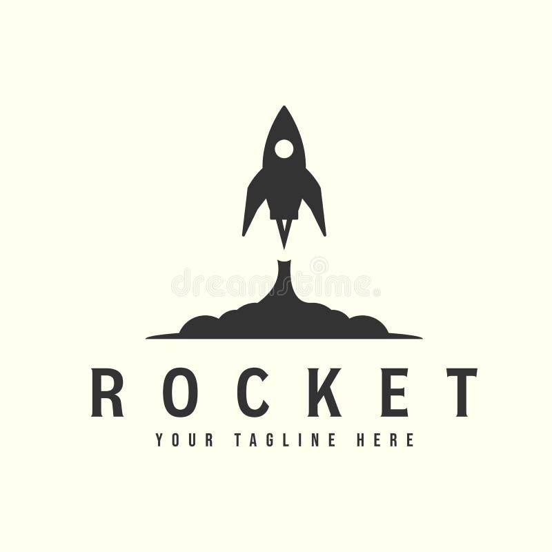 Rocket Vintage Logo Vector Template Illustration Design. Space Logo ...