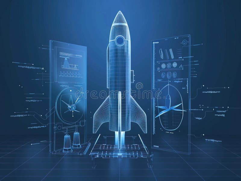 Rocket Visualization with Augmented Reality Transparent Rocket in ...