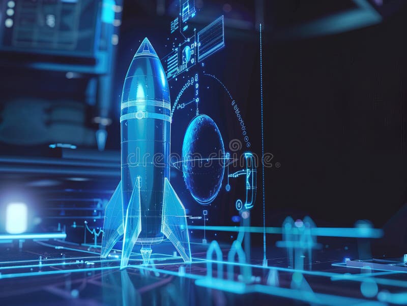 Rocket Visualization with Augmented Reality Transparent Rocket in ...