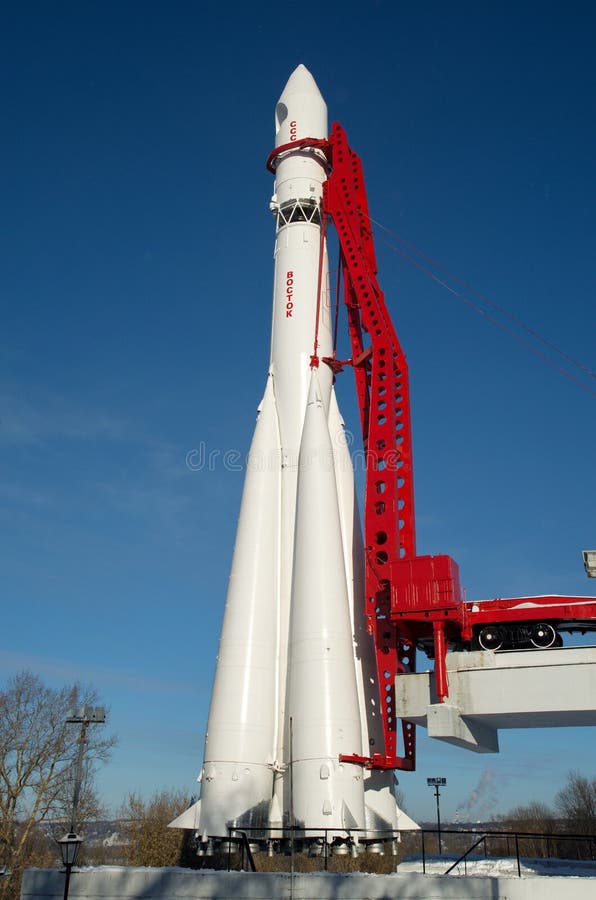 Rocket Vostok stock image. Image of missile, soviet, stars - 37094505