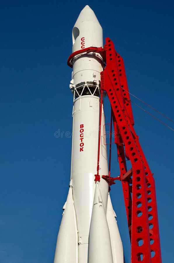 Rocket Vostok stock image. Image of missile, east, cosmonaut - 37094525