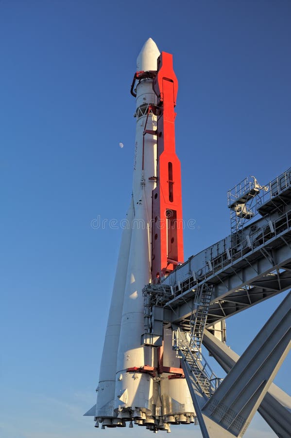 Rocket Vostok-1 editorial photo. Image of goods, carrier - 45799681