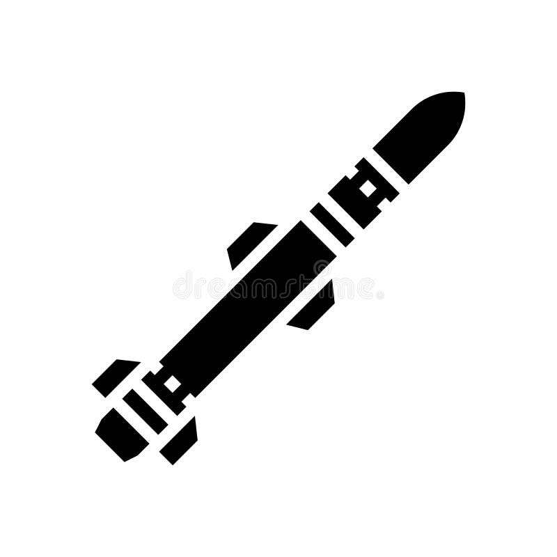 Rocket War Weapon Glyph Icon Vector Illustration Stock Vector ... Rocket War Weapon Glyph Icon Vector Illustration Stock Vector ...