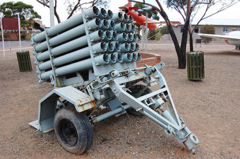 Rocket Weapon at Open Air Museum Stock Image - Image of rocket, army ...