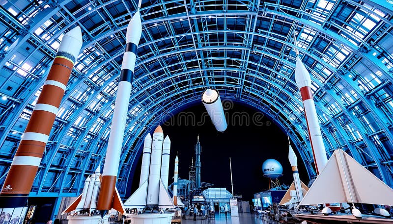 Rockets in Hangar Space Program, Aerospace Technology and Launch ...