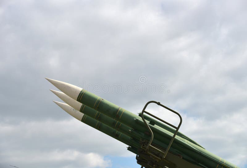 Rockets of a Surface-to-air Missile System Stock Image - Image of ...