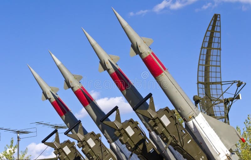 Rockets of a Surface-to-air Missile System Stock Image - Image of ...