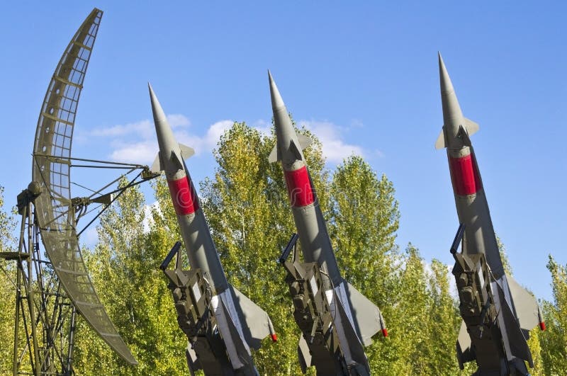 Rockets of a Surface-to-air Missile System Stock Photo - Image of army ...