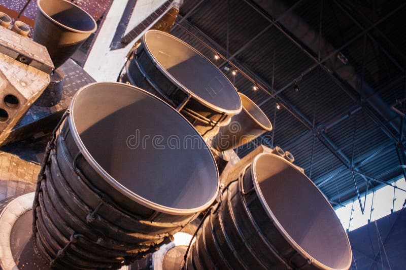 Nasa Rocket ship Thruster stock image. Image of industrial - 278439479