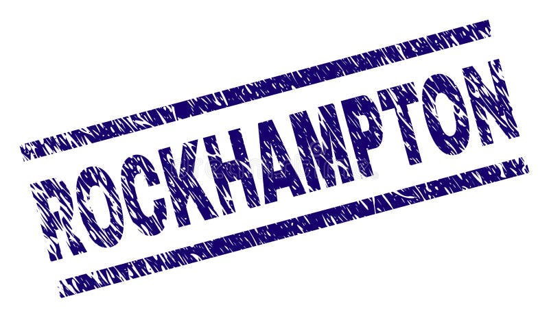 Grunge Textured ROCKHAMPTON Stamp Seal Stock Vector - Illustration of ...