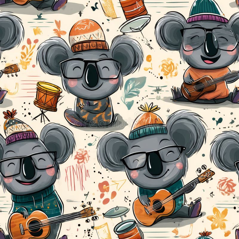 Rockin Koala Stock Illustrations – 1 Rockin Koala Stock Illustrations, Vectors & Clipart ...