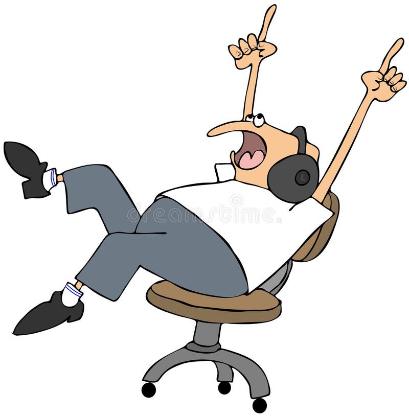 Rockin out stock illustration. Illustration of chair - 25848580