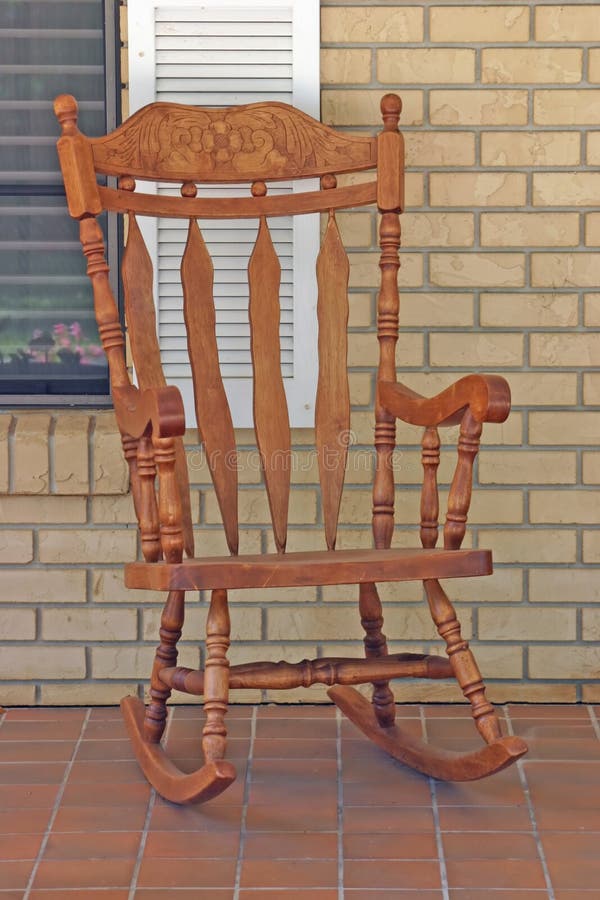 Rocking Chair stock photo. Image of rock, wooden, shutters - 150370
