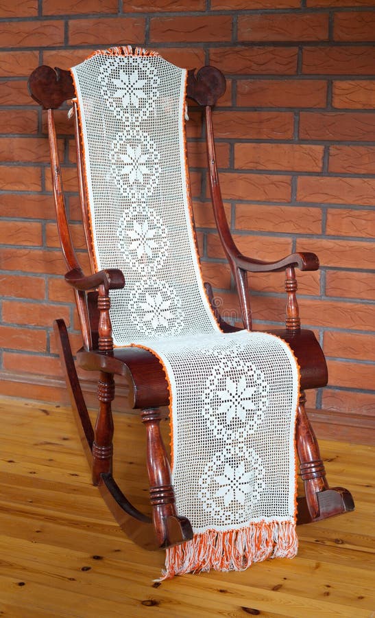 Rocking chair stock image. Image of rocker, indoors, brick - 20258717